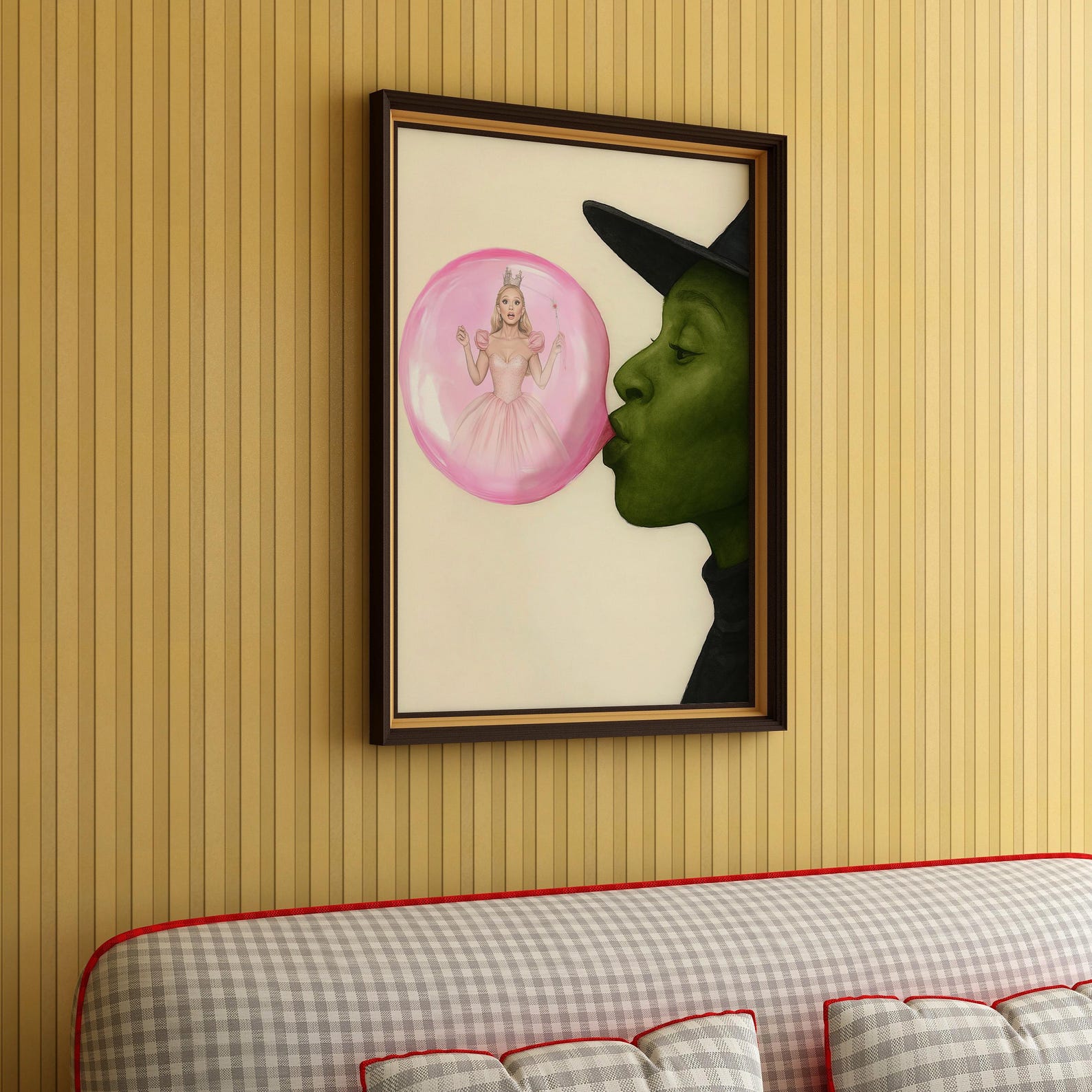 Wicked Art Print: Glinda in a Bubble, Elphaba Watercolor (digital ...