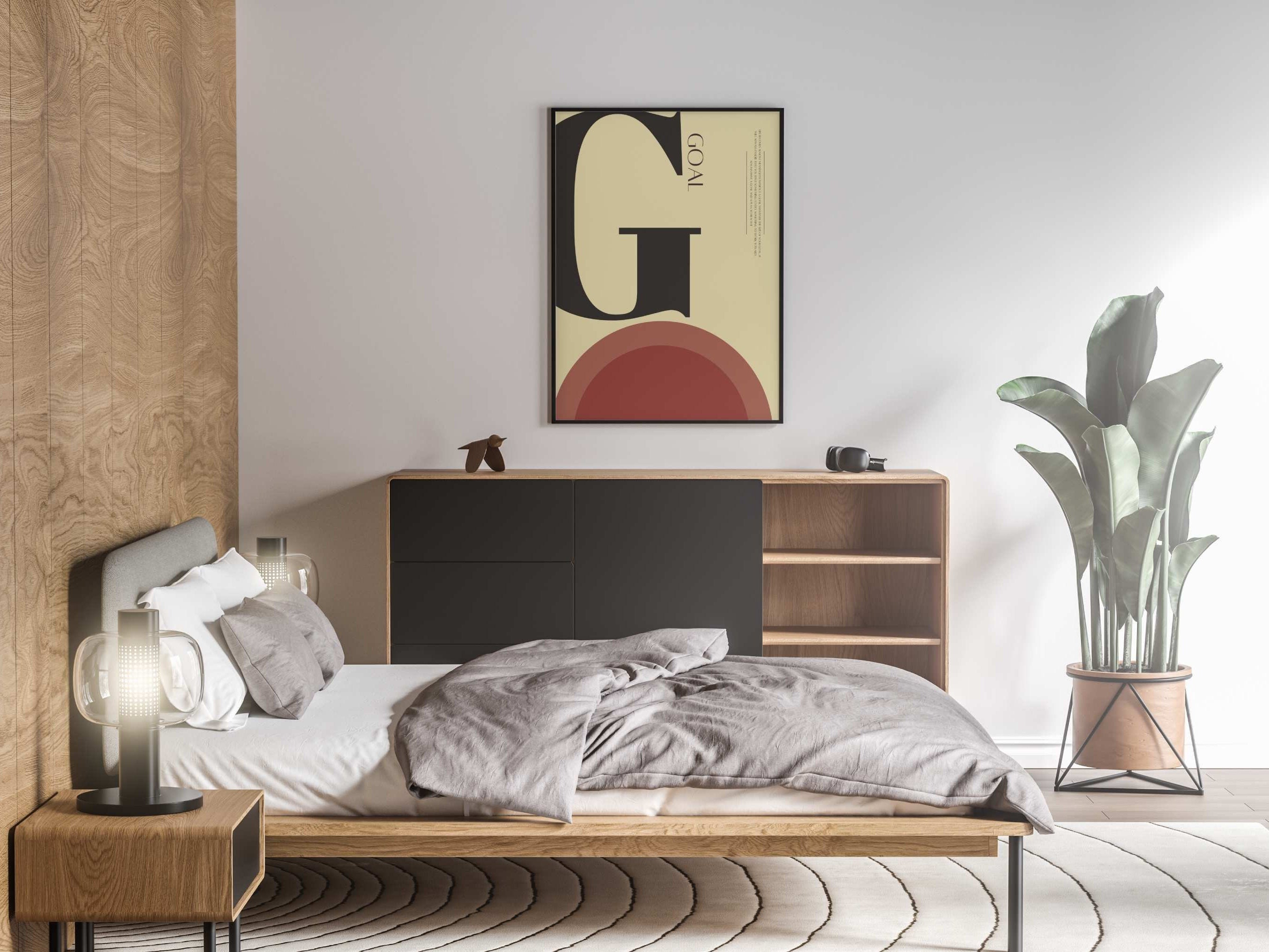 Motivational Goal Poster, Goal Poster, Minimalist Poster, Character ...