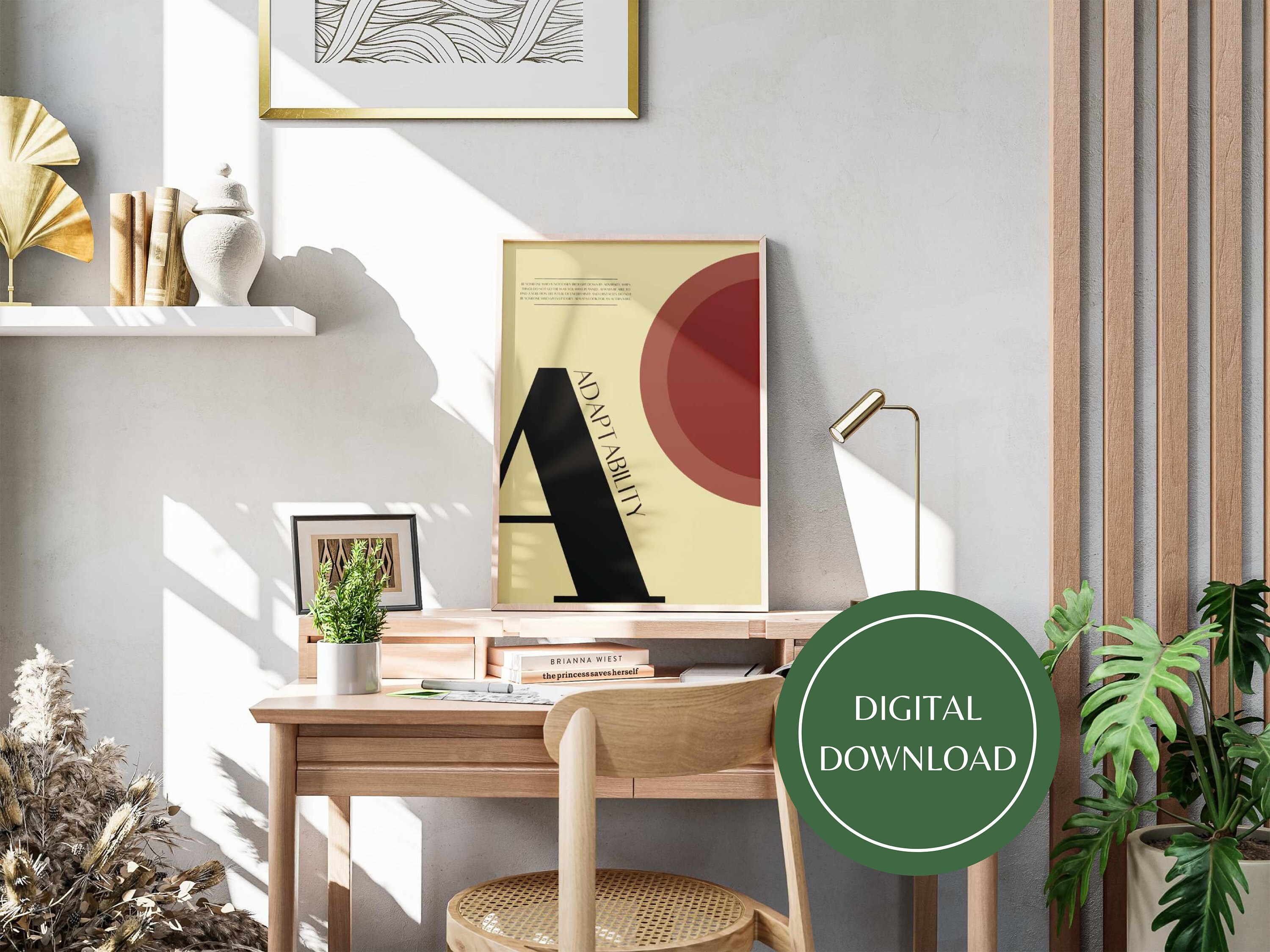 Motivational Adaptability Poster, Adaptability Poster, Minimalist ...