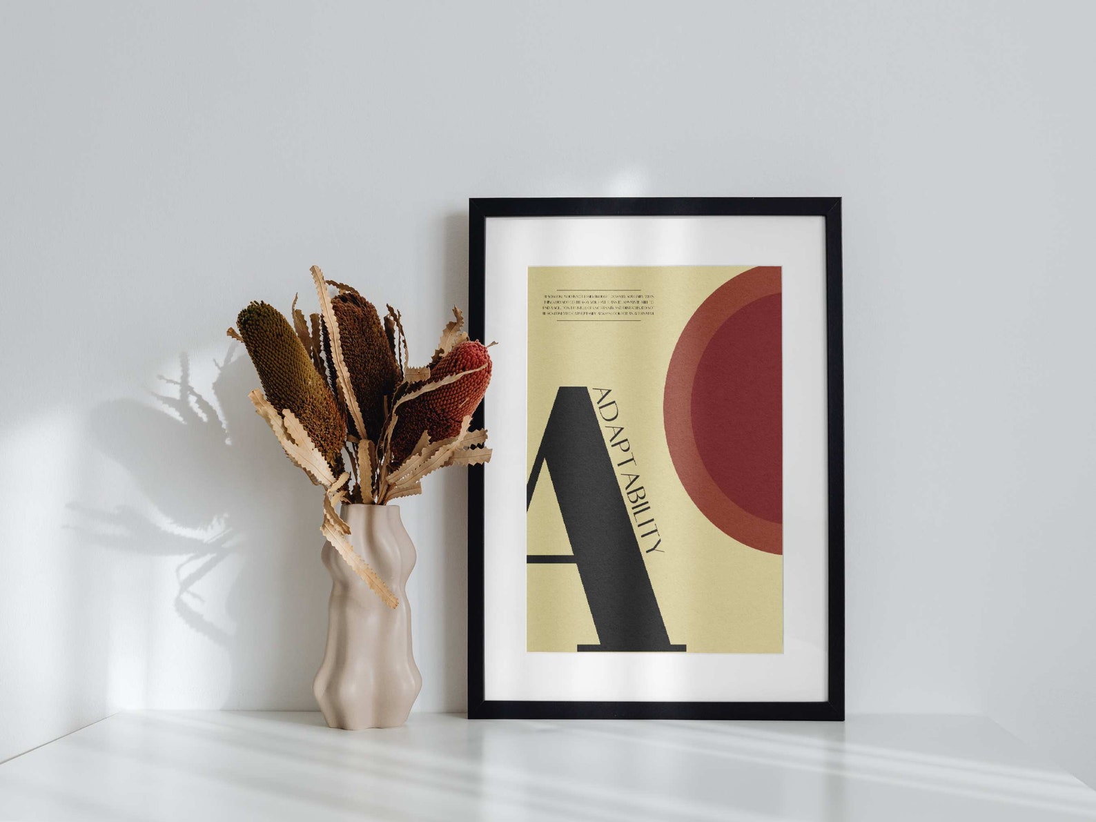 Motivational Adaptability Poster, Adaptability Poster, Minimalist ...