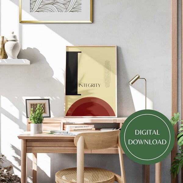 Integrity Poster - Etsy