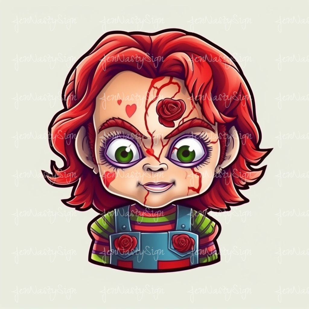 Chucky PNG Colorful Chucky Horror Sublimation for Shirts Art Mugs ...