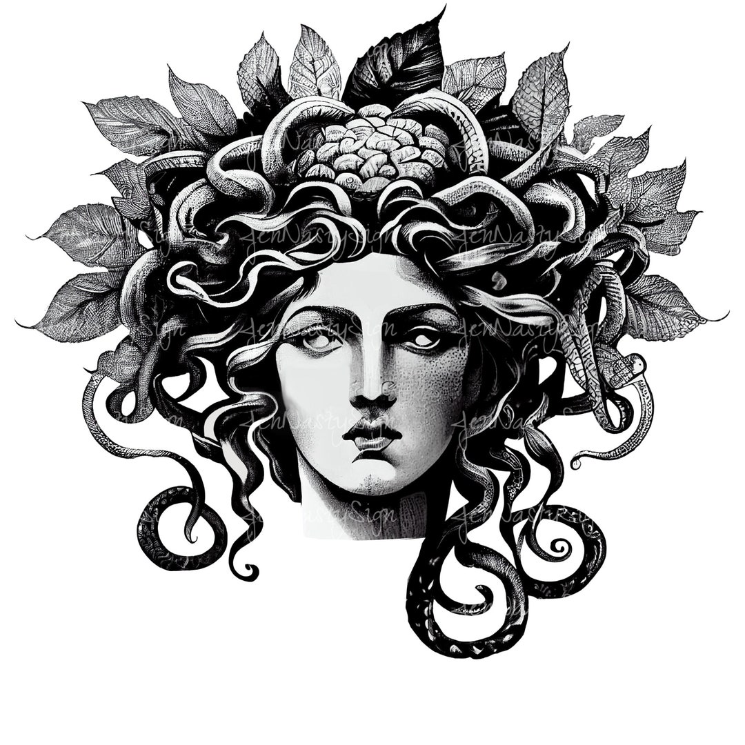 Medusa PNG Colorful Medusa Sublimation for Shirts Art Mugs Tumbler ...