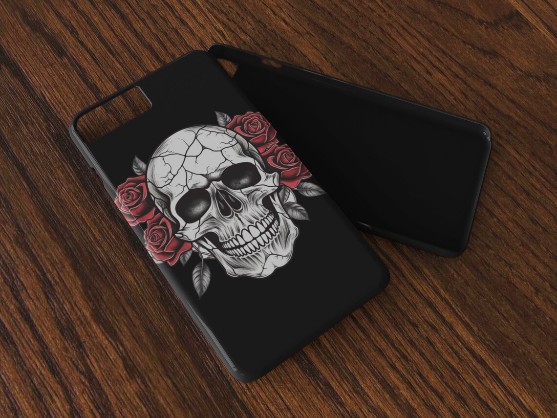 Skull and Roses PNG Colorful Skull and Roses Sublimation for Shirts Art ...