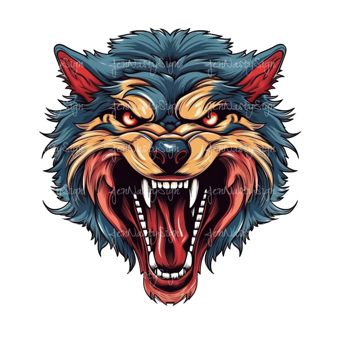 Wolf PNG Hand Drawn Wolf Breed PNG Wolf Portrait PNG Wolf Graphic ...