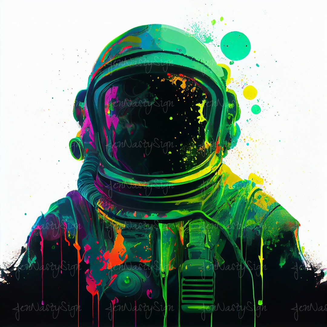Colorful Astronaut PNG Hand Drawn Astronaut Breed PNG Astronaut ...