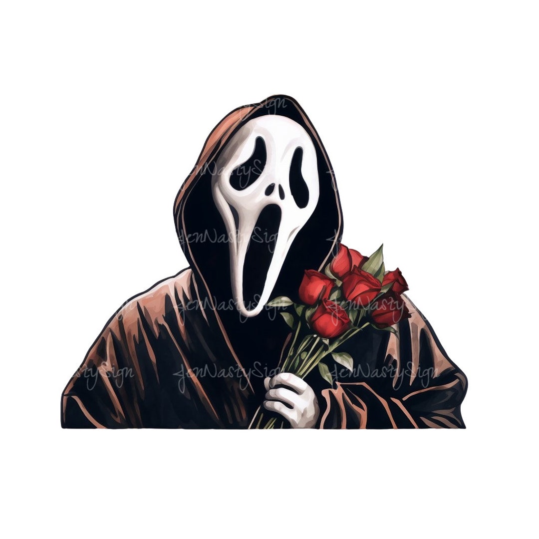 Ghostface PNG Colorful Horror Sublimation for Shirts Art Mugs Tumbler ...