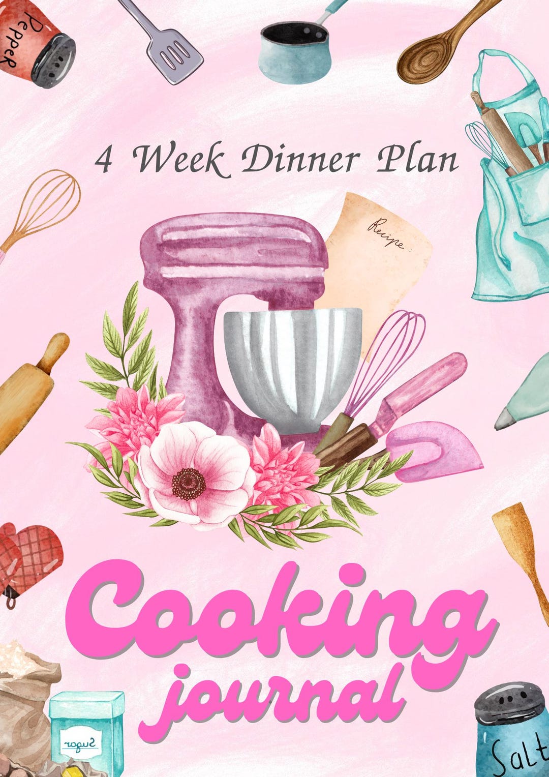 Monthly Dinner Meal Plan | 4-week Family-friendly Recipes & Grocery ...
