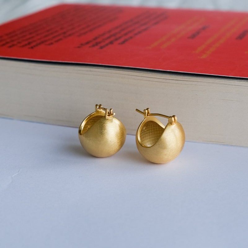 Matt Chunky Hoops - Etsy UK