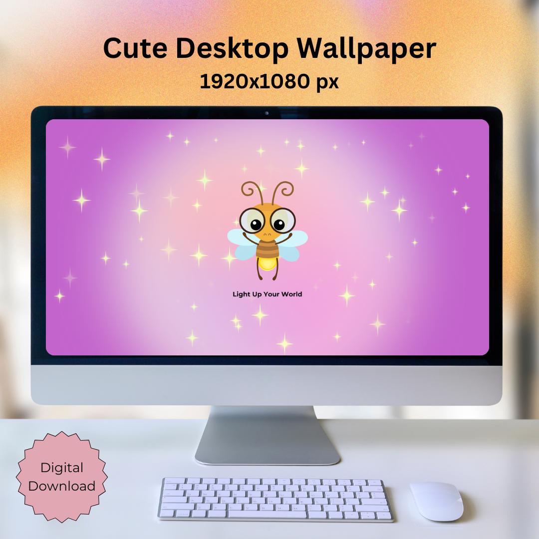 Cute Firefly Desktop Wallpaper 5 Pack, Inspirational Computer ...
