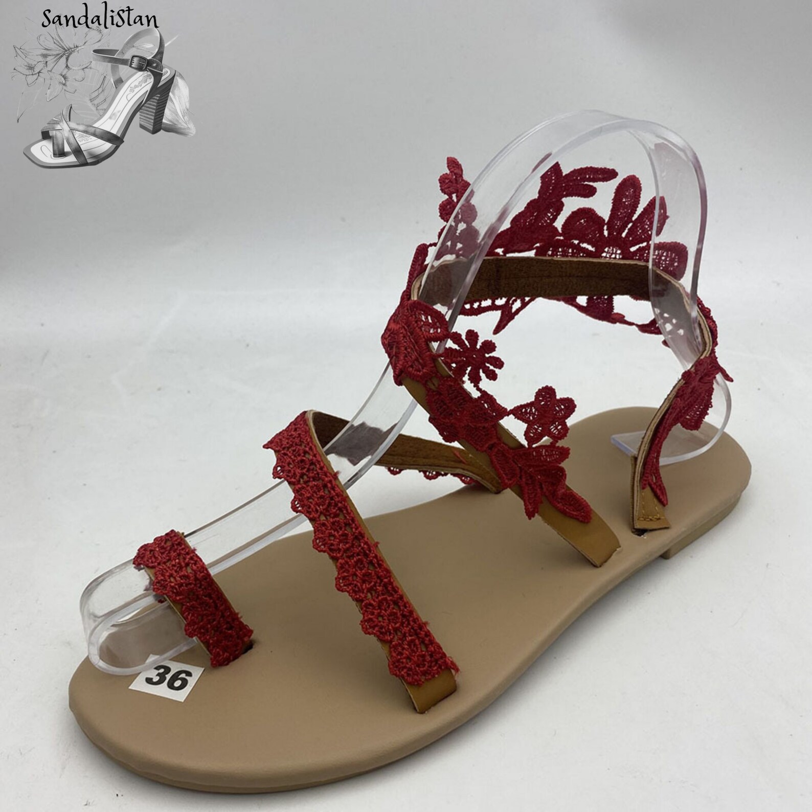 Step Into Summer With Bohemian Flower Roman Sandals Elegant - Etsy