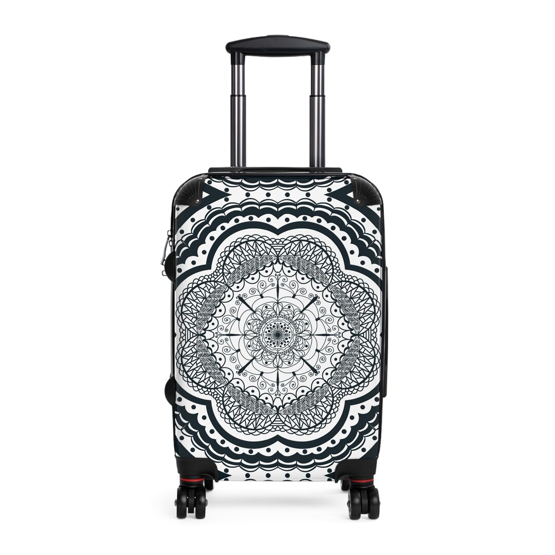 Suitcase Weekender Swivel Wheels Adjustable Handle Versatile Black and ...