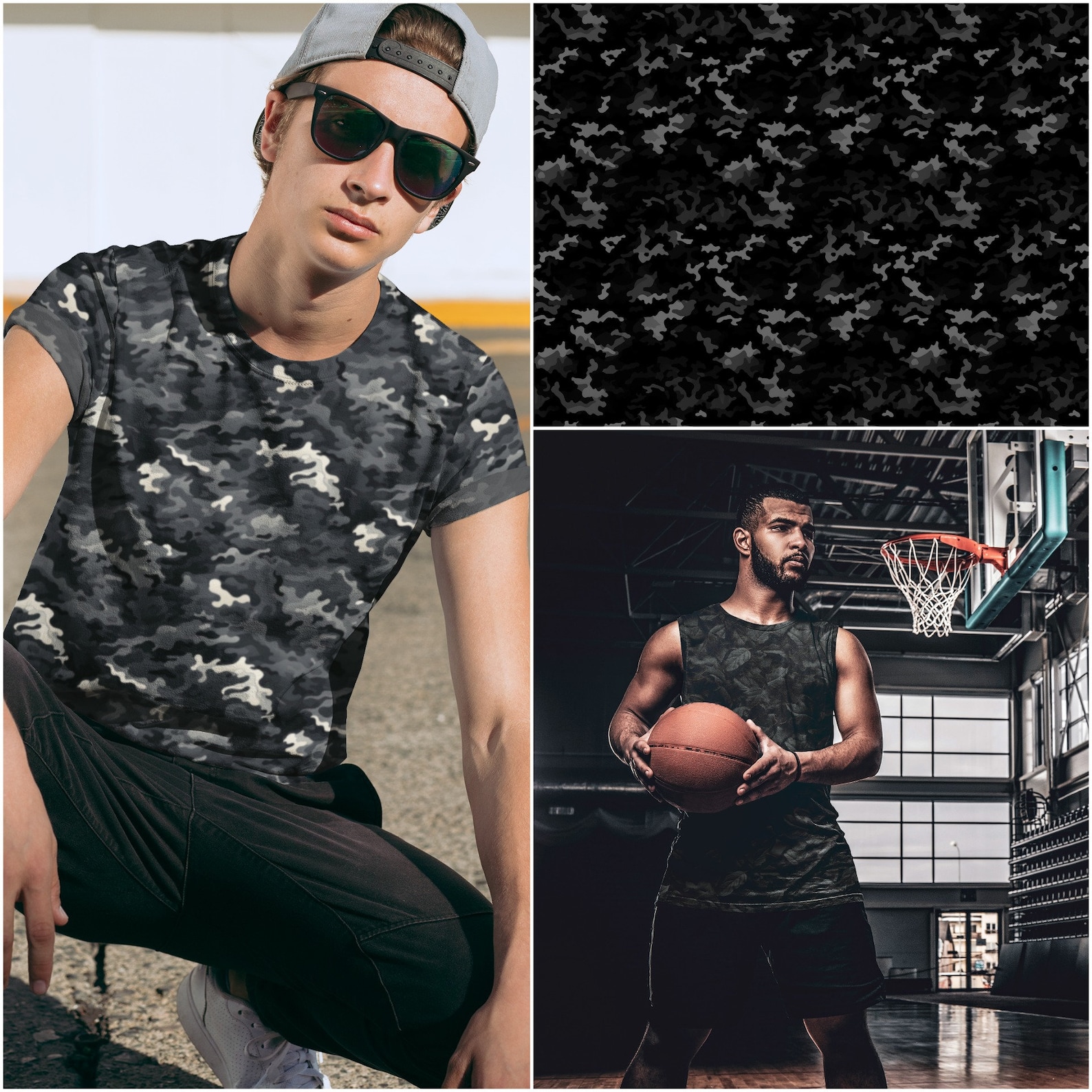 155 Black Camo Patterns Seamless Patterns Endless Camouflage Pattern ...