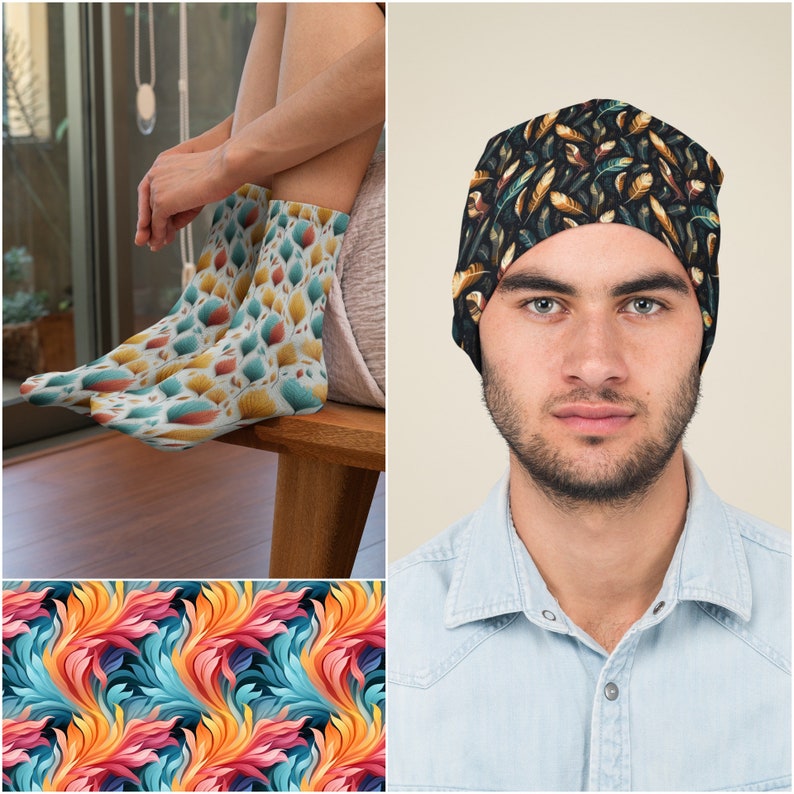 35 Feather Patterns Feathers Seamless Patterns Animal Repeatable ...