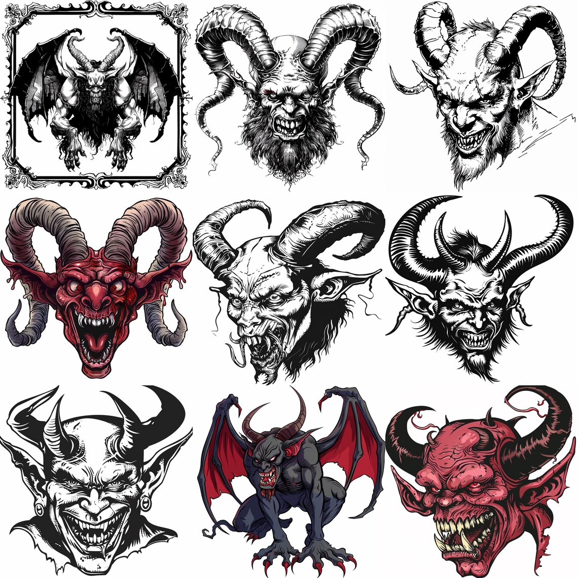 93 Hell Clipart Images Demon PNG Sticker Demonic Design Succubus ...