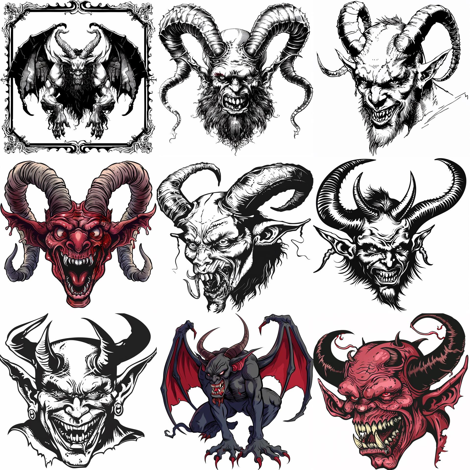 93 Hell Clipart Images Demon PNG Sticker Demonic Design Succubus ...