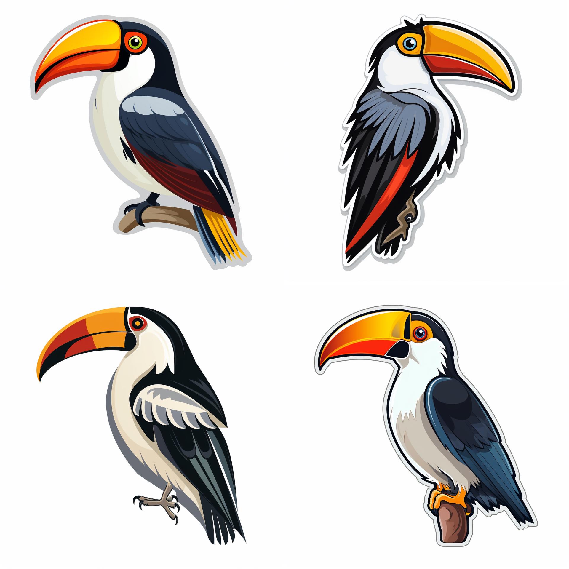 60 Bird Clipart Images Bird PNG Sticker Toucan Design Bird Illustration ...