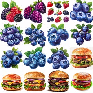 171 Food Clipart Images Berry Food PNG Sticker Fruit Design Food Pizza ...