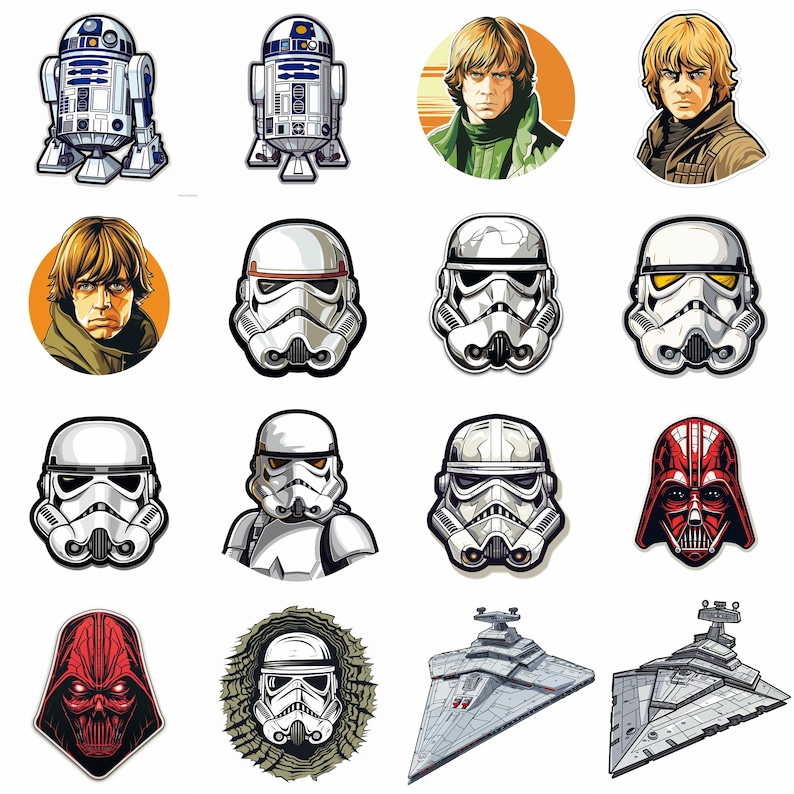 165 Star Wars Clipart Images Star Wars PNG Sticker Lightsaber Design ...