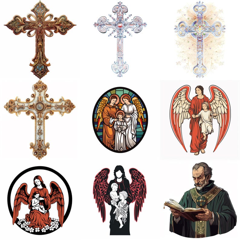 121 Christian Clipart Images Church PNG Sticker Design White Background ...