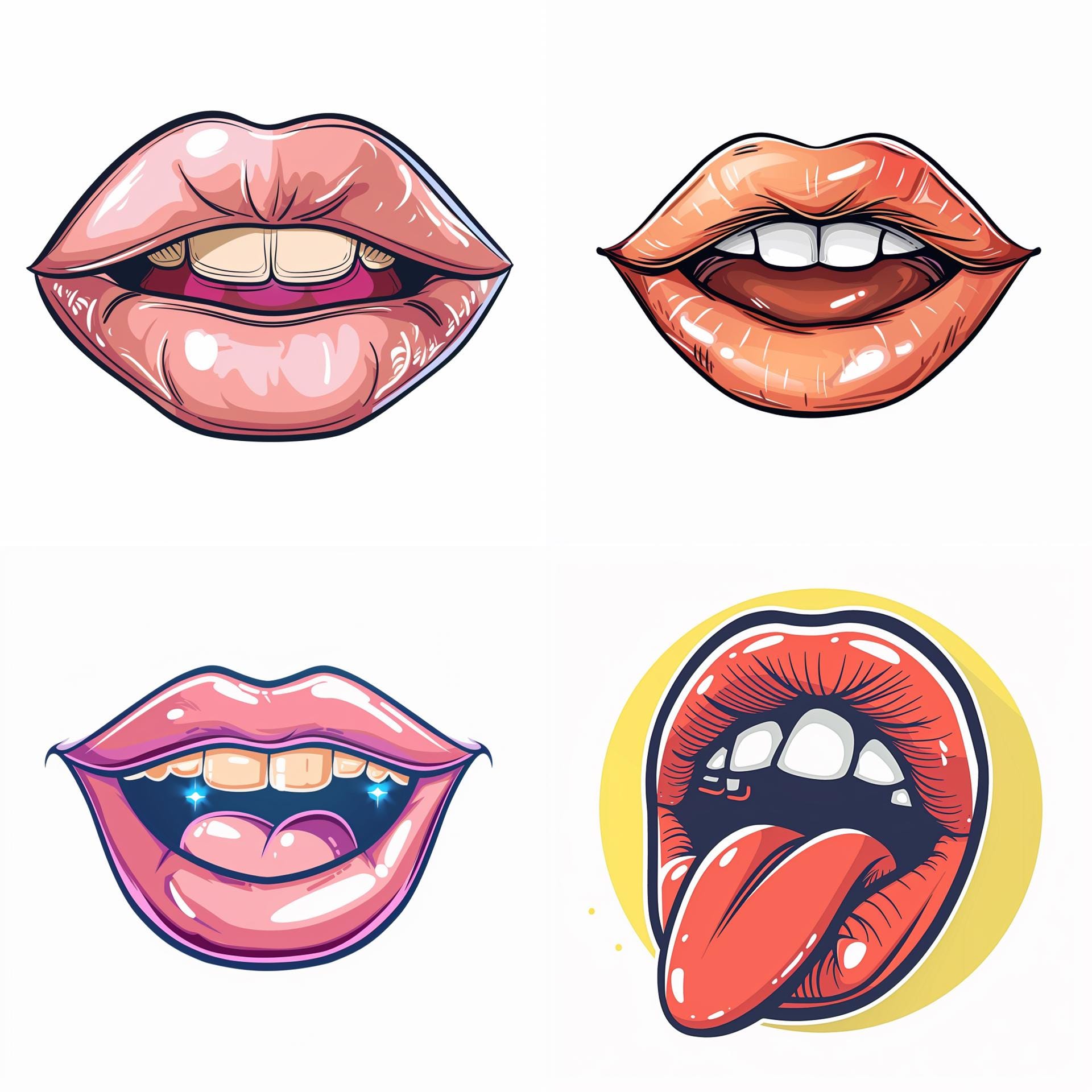 37 Mouth Clipart Images Trippy Mouth PNG Sticker Mouth Design Tongue ...