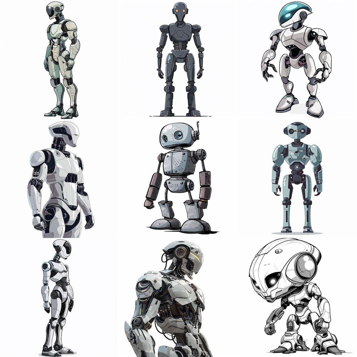 122 Robot Clipart Images Robot PNG Sticker Technology Design Robotic ...