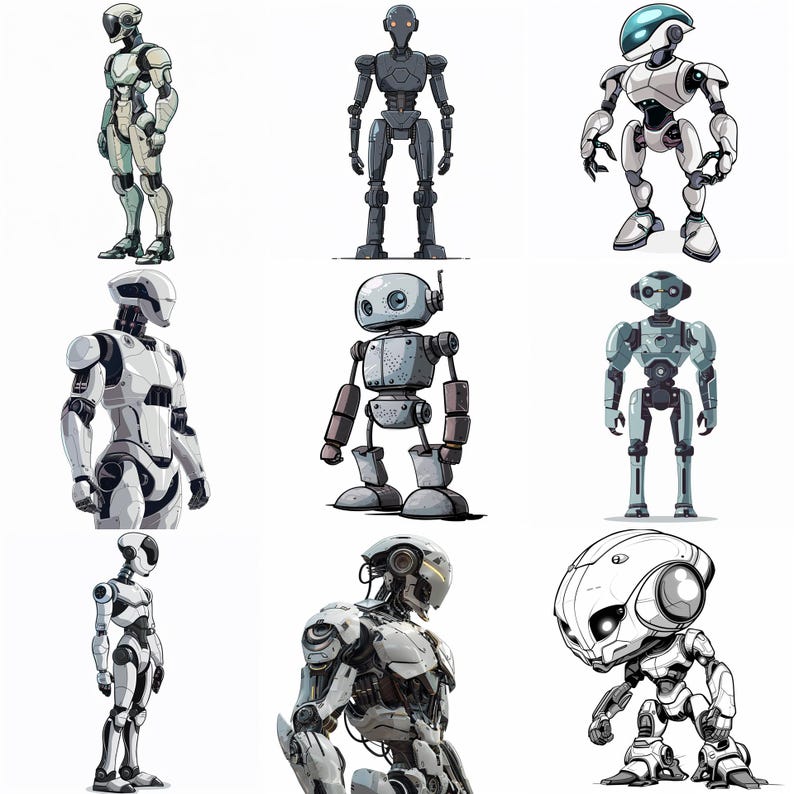 122 Robot Clipart Images Robot PNG Sticker Technology Design Robotic ...