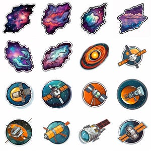 180 Space Clipart Images Rocket PNG Sticker Astronaut Design Space ...
