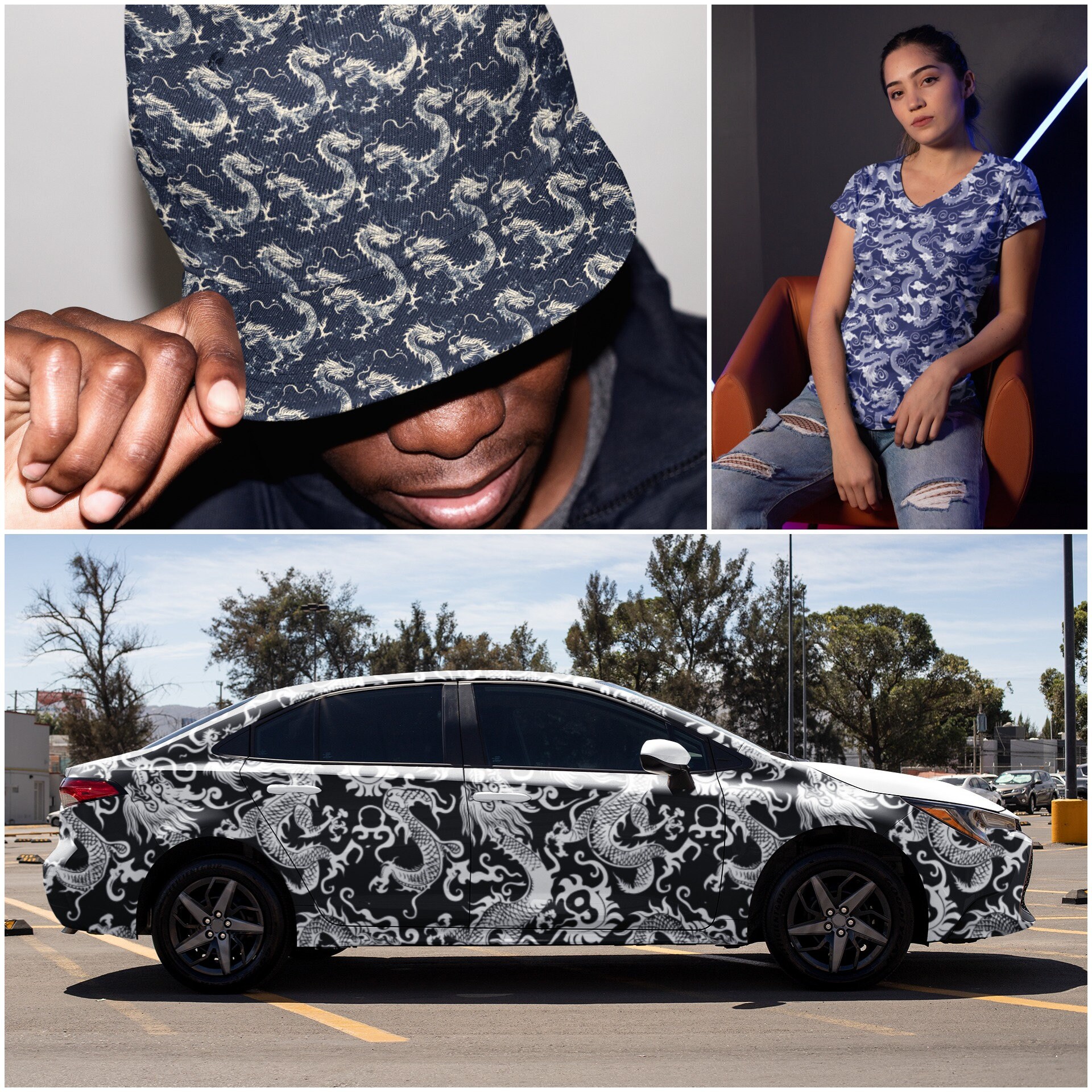 24 Dragon Patterns Dragon Seamless Monster Patterns Dragons Repeatable ...