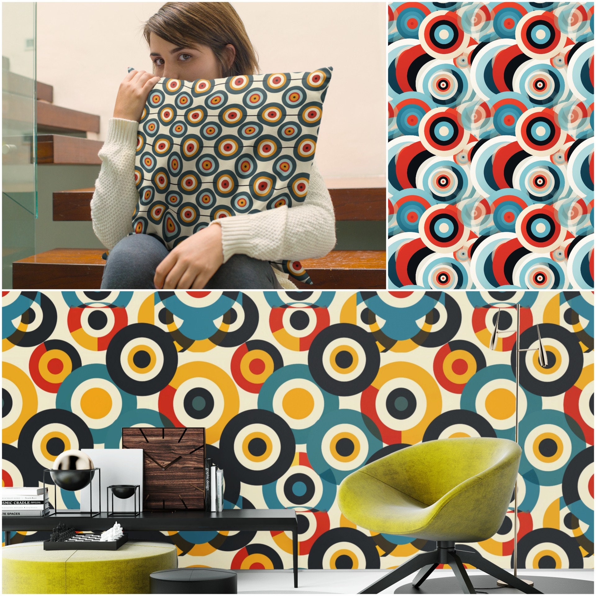 10 Target Patterns Seamless Patterns Repeatable Bullseye Pattern ...