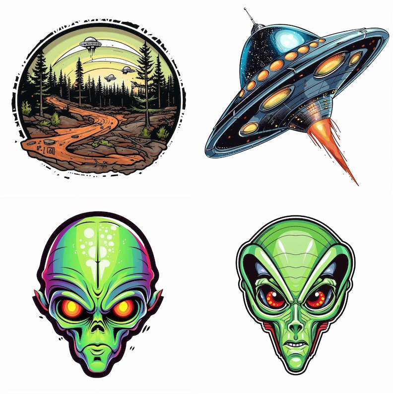 70 Alien Clipart Images UFO PNG Sticker Alien Design Alien Illustration ...
