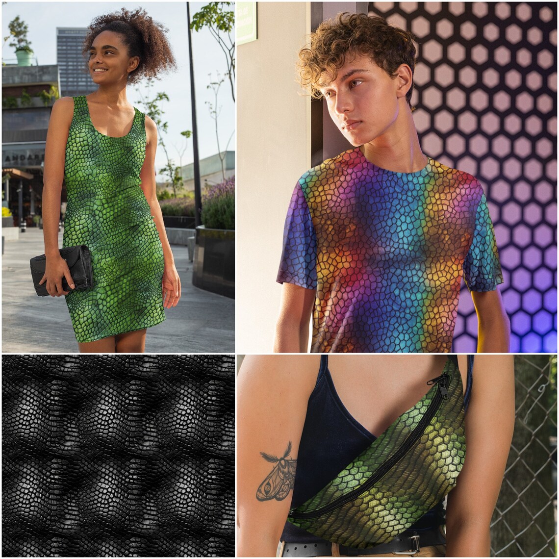 46 Scale Patterns Seamless Scales Patterns Repeatable Lizard Pattern ...