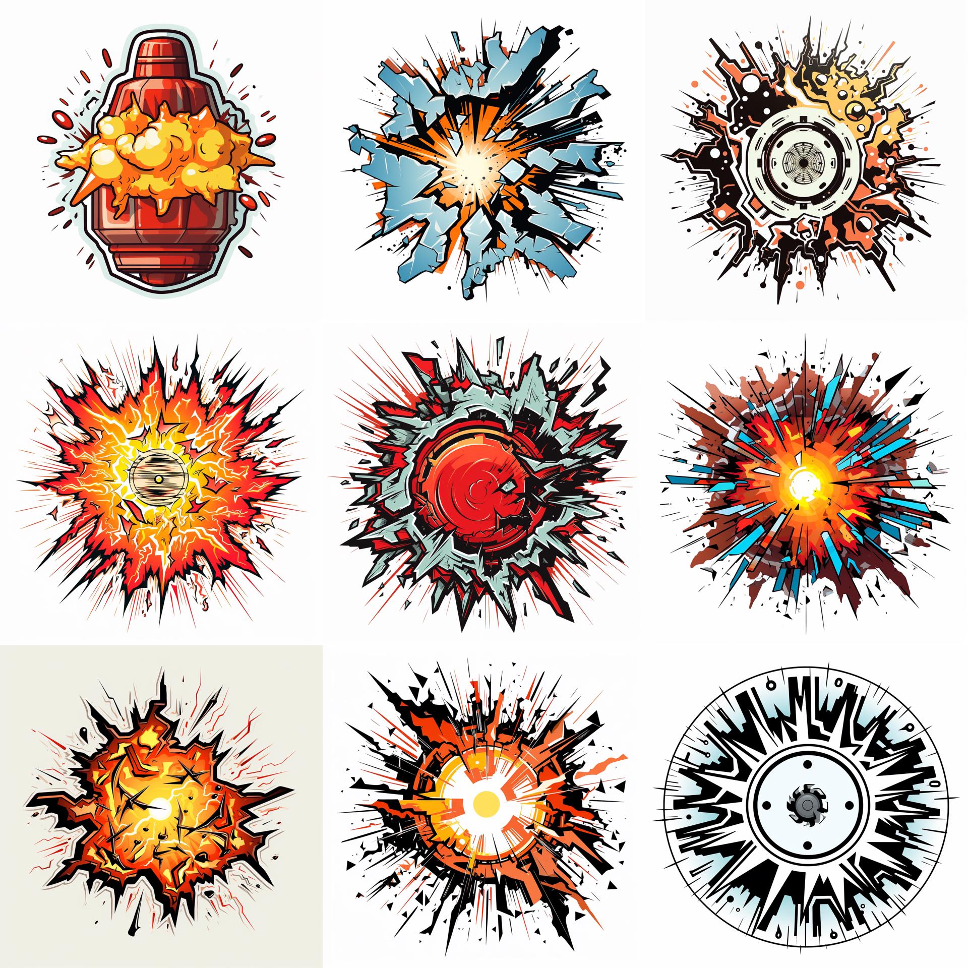 90 Explosion Clipart Images Fire PNG Sticker Explosion Design Fire ...
