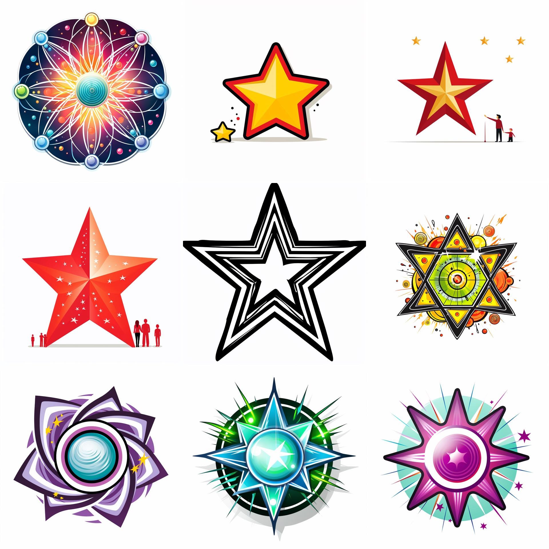 88 Star Clipart Images Star PNG Sticker Star Design Space Illustration ...