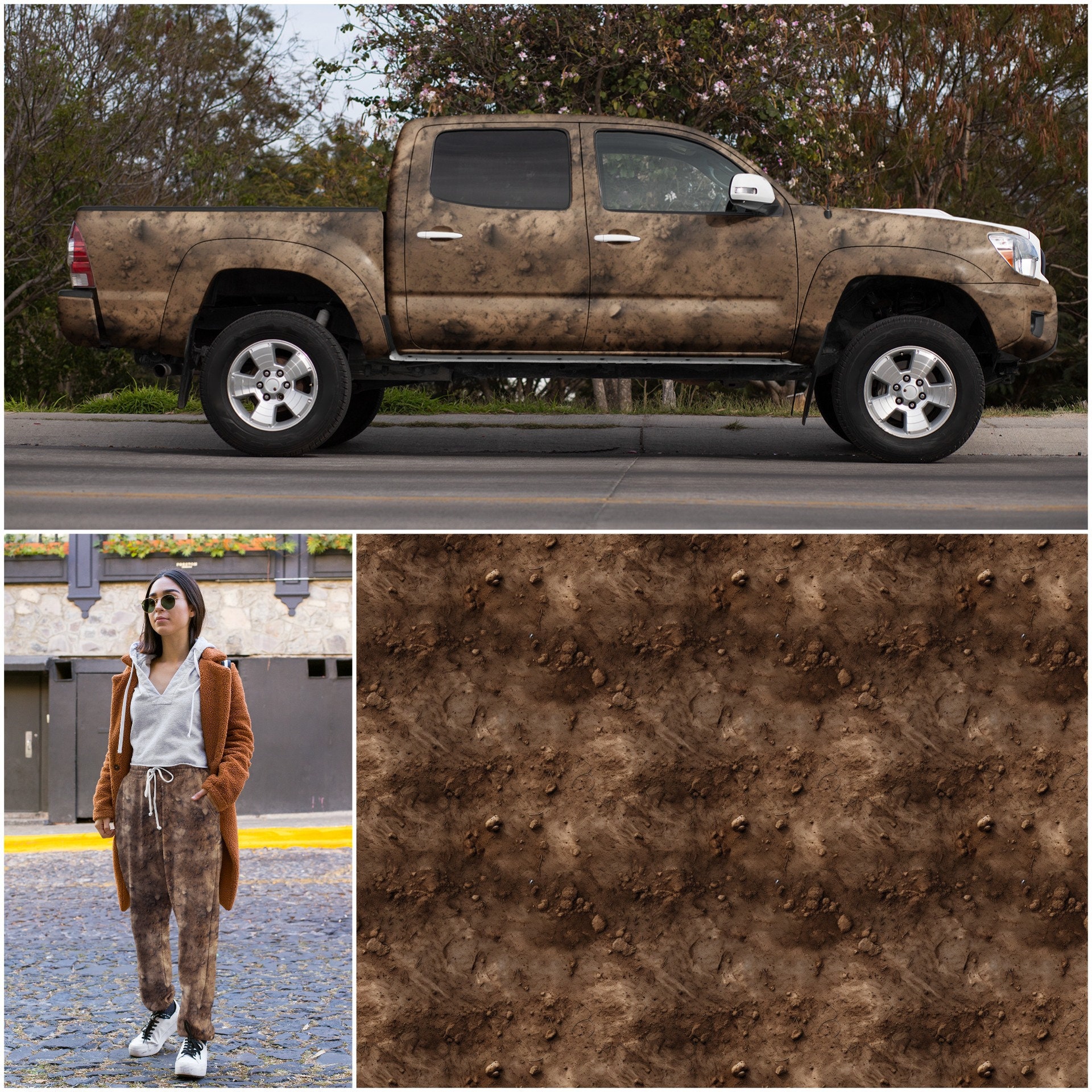 24 Dirt Patterns Soil Seamless Patterns Mud Repeatable Ground Pattern ...