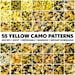 55 Yellow Camo Patterns Seamless Patterns Endless Camouflage Pattern ...