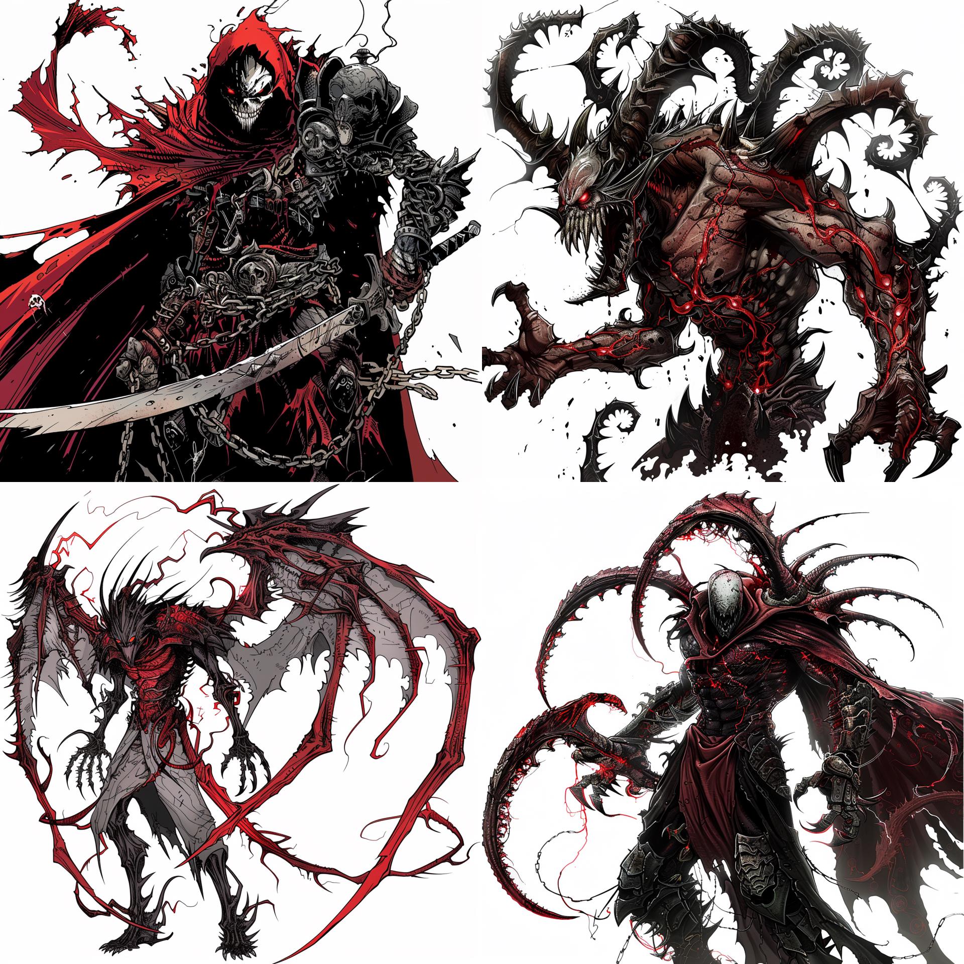 60 Hellspawn Clipart Images Demon PNG Sticker Demonic Design Spawn ...