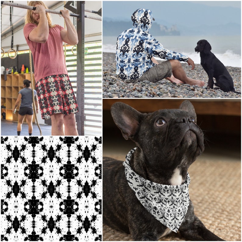 24 Rorschach Patterns Seamless Rorschach Patterns Abstract Repeatable ...