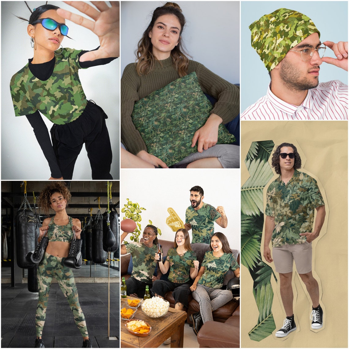 525 Green Camo Patterns Endless Woodland Camouflage Pattern Infinite ...