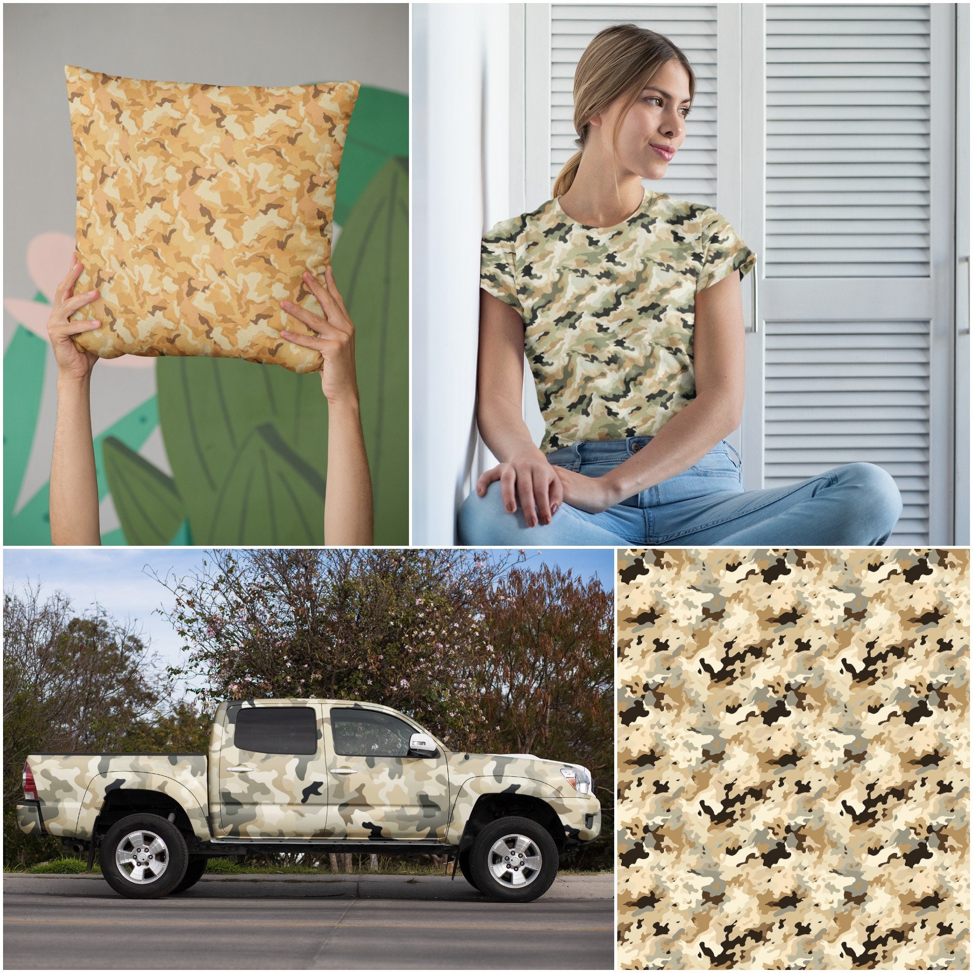 140 Desert Camo Patterns Sand Seamless Endless Camouflage Pattern Infinite Desert Design Sand ...