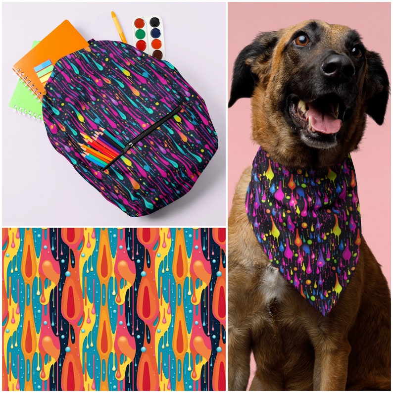 20 Drip Patterns Seamless Drips Patterns Repeatable Drop Pattern Drops ...