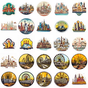 277 City & Building Clipart Images Skycraper PNG Building Sticker ...