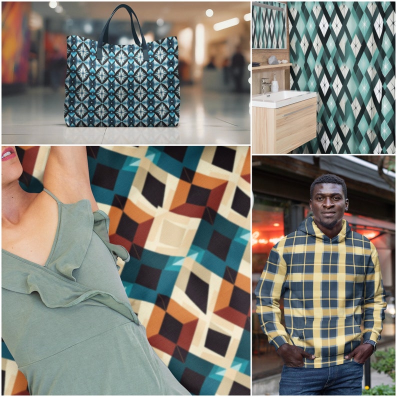 30 Plaid Patterns Plaid Seamless Pattern Stripe Repeatable Checkered ...