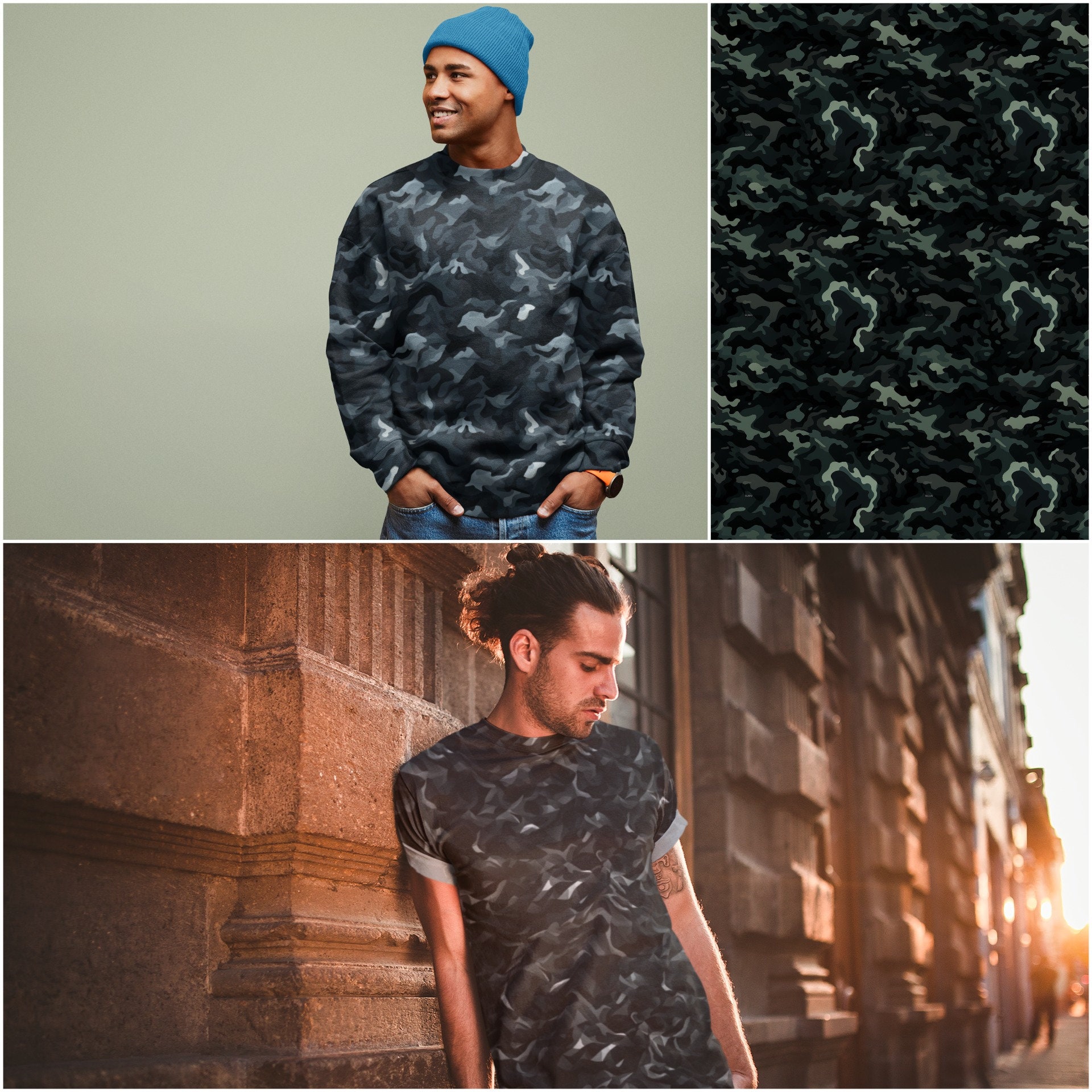 155 Black Camo Patterns Seamless Patterns Endless Camouflage Pattern ...