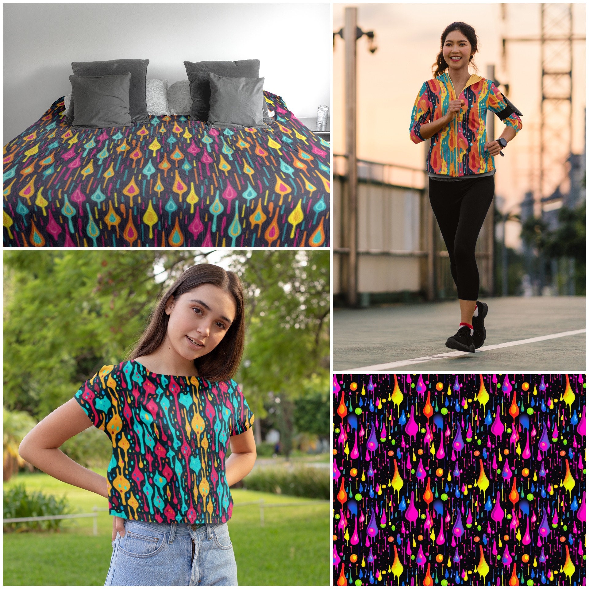 20 Drip Patterns Seamless Drips Patterns Repeatable Drop Pattern Drops ...