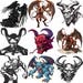 93 Hell Clipart Images Demon PNG Sticker Demonic Design Succubus ...
