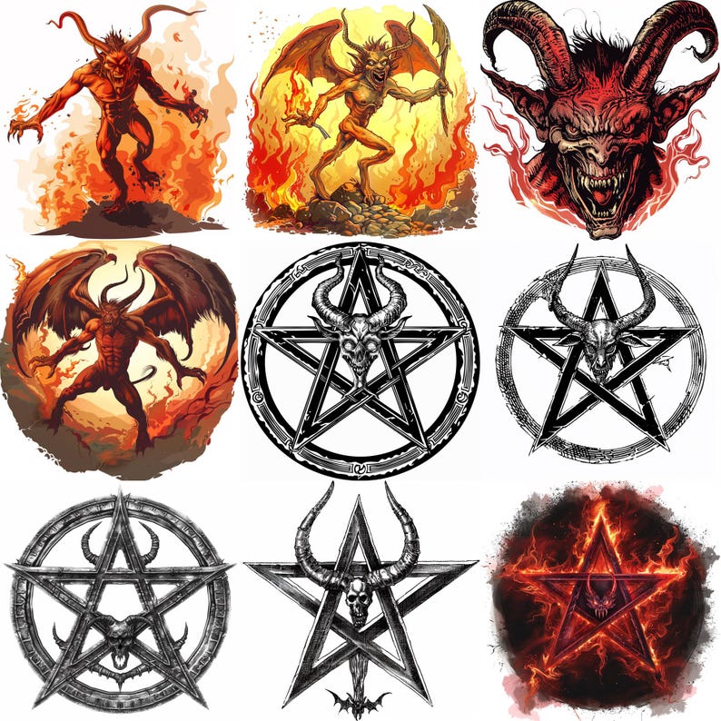 93 Hell Clipart Images Demon PNG Sticker Demonic Design Succubus ...