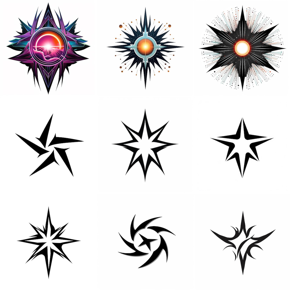 88 Star Clipart Images Star PNG Sticker Star Design Space Illustration ...