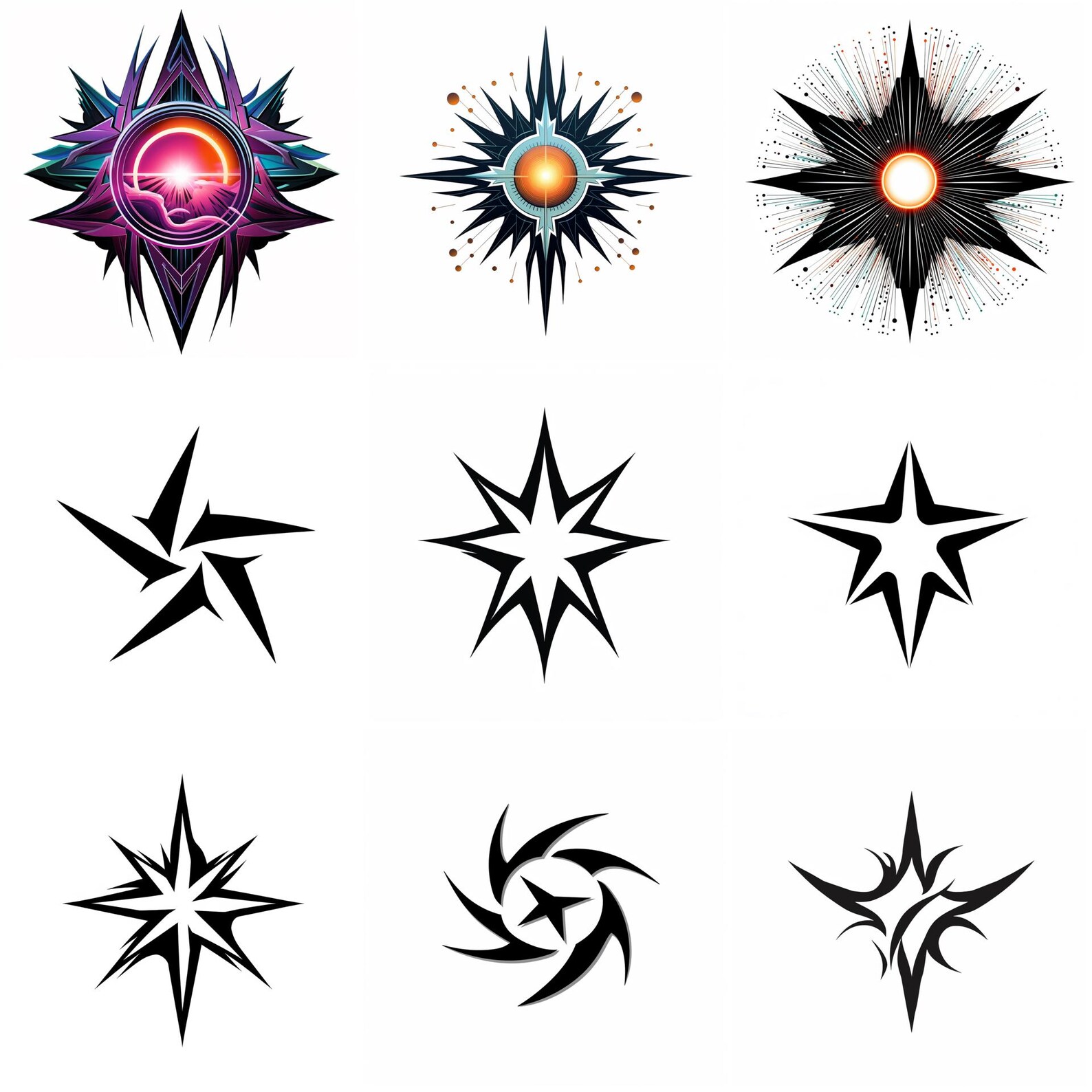 88 Star Clipart Images Star PNG Sticker Star Design Space Illustration ...