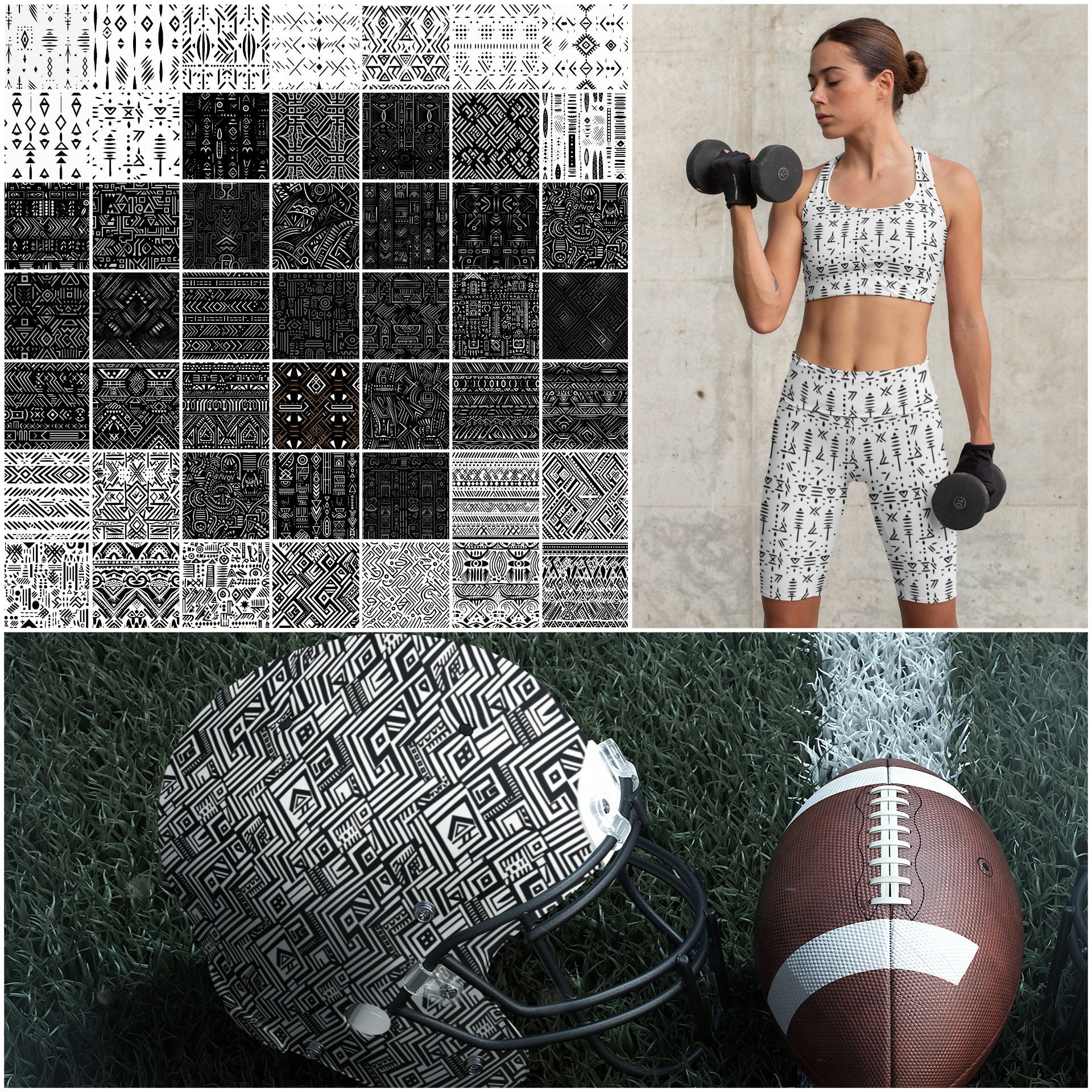 55 Tribal Patterns Seamless Tribal Patterns Endless Tribal Pattern ...